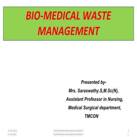 Bio medical waste management.pptx