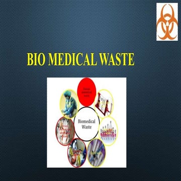 Biomedical Waste Management