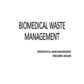 Biomedical waste management_ppt | PPTX