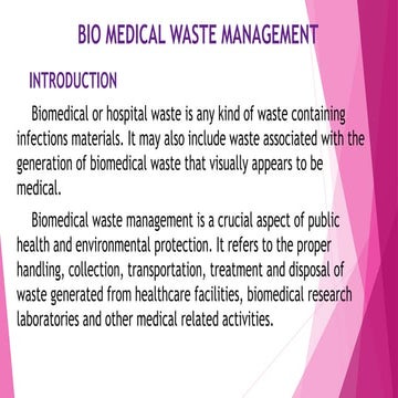 BIO MEDICAL WASTE MANAGEMENT for bsc students.pptx