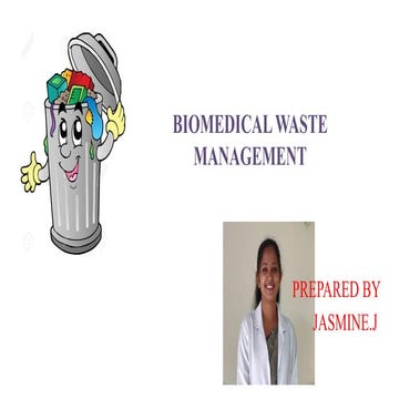 BIOMEDICAL WASTE MANAGEMENT NURSING .pptx