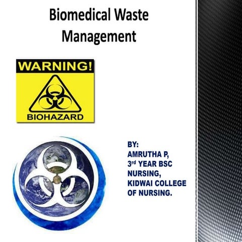 Biowaste management | PPTX