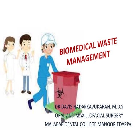 Biomedical waste management | PPTX | Indoor Environmental Quality ...