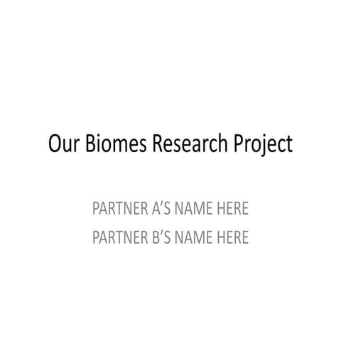 Biome PPT Template | PPTX