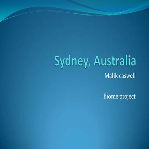Biome project1 | PPT