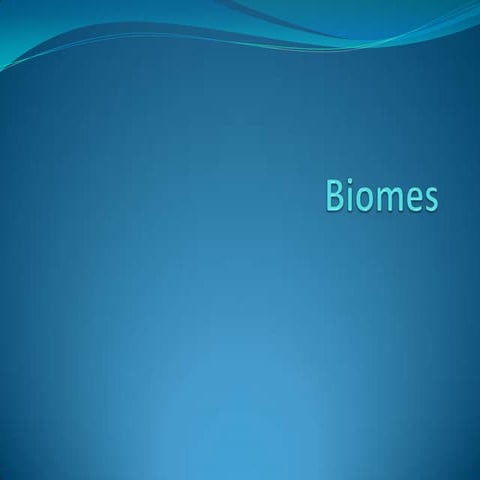 Biomes | PPTX