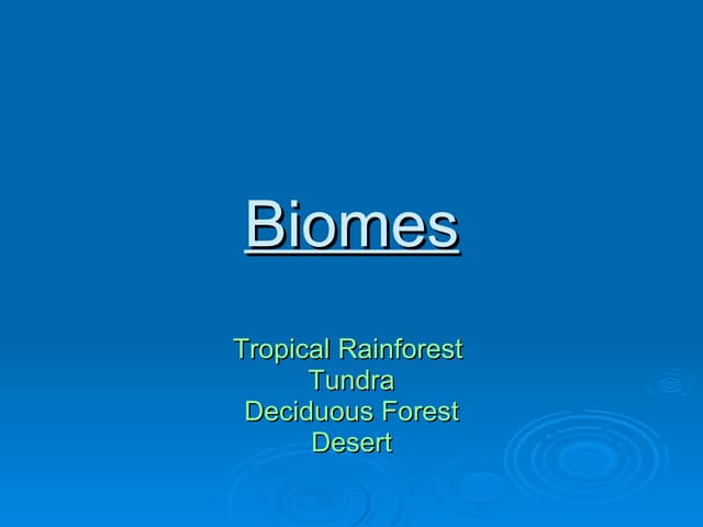 3 deciduous forest biome | PPTX | Weather | Science
