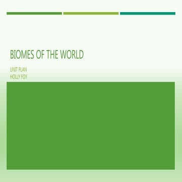 8 Biomes of the World | PPT