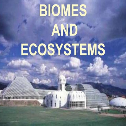 Ecosystem(environmental studies, forests, desert, grasslands, aquatic ...