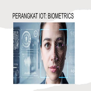 Biometric On Internet Of Things Pptx