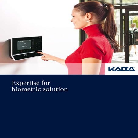 Biometric solutions-from-kaba | PDF