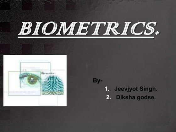 Biometric Security Systems ppt | PPTX