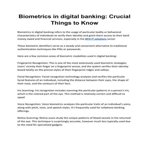 Biometrics in digital banking: Crucial Things to Know.pdf