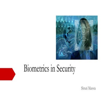 Biometrics In Security Pptx Technology And Computing