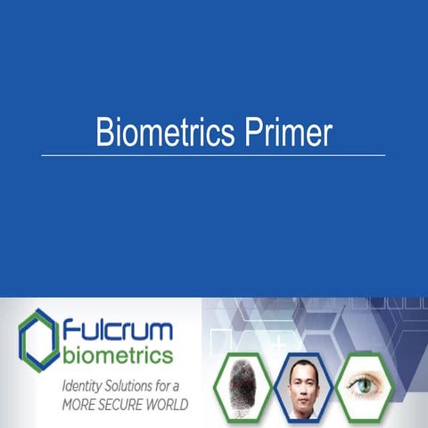 Biometrics Primer | PPT
