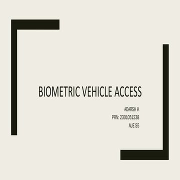 Biometric_vehicle_access 2k25.pdf....... | PDF