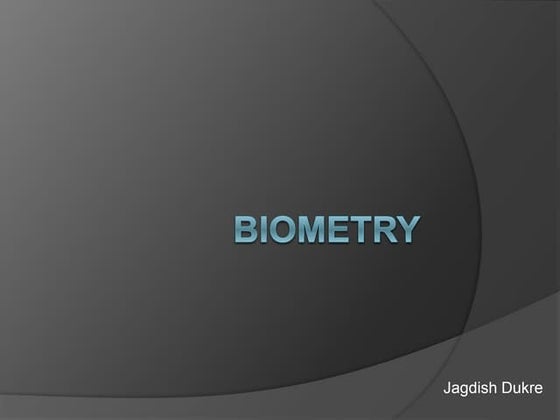 A scan biometry | PPT