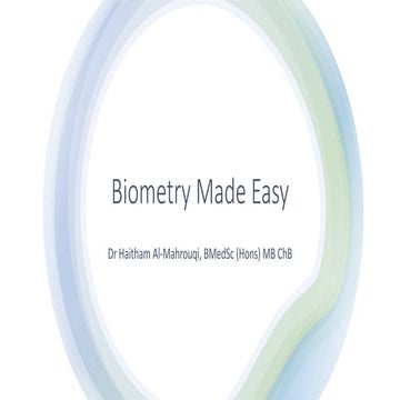 Biometry made easy | PDF