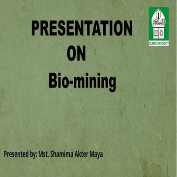 Presentation on Environmental Biotecnology:Biomining .pptx