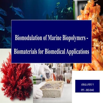 Biomodulation of Marine Biopolymers - Biomaterials for Biomedical [Read ...