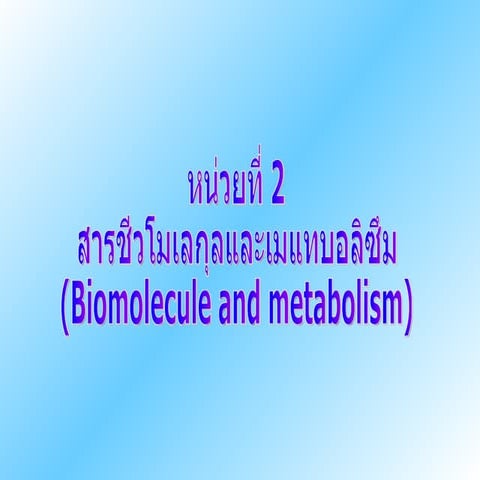 Biomolecule | PPT