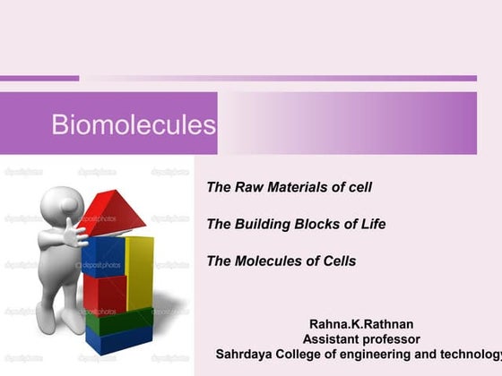 Biomolecules | PPT