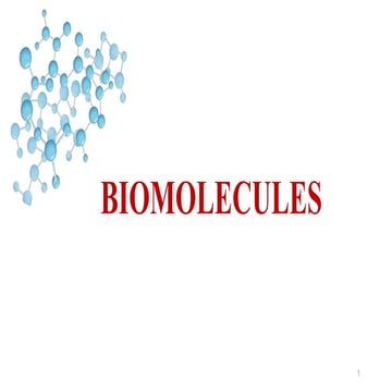 Class XII-Biomolecules | PPTX