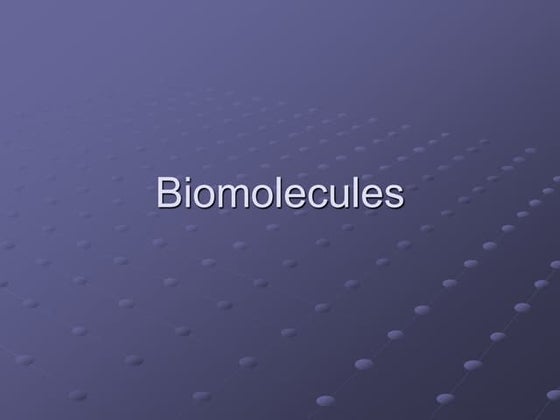 Biomolecules Chemistry 10 4th quarter.pptx