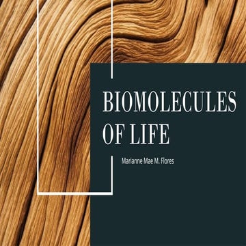BIOMOLECULES OF LIFE GRADE 11 GEN BIO 1.pptx