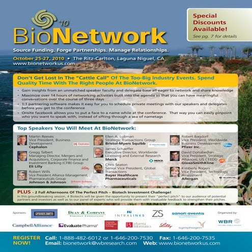 BIO International Convention Attendee and Exhibitor Summary 2011 | PDF