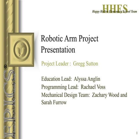 Bionic Arm Interface Module.ppt