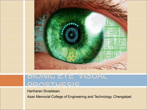 Bionic eye | PPTX