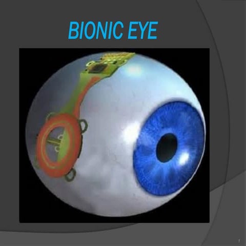 Bionic eye | PPT