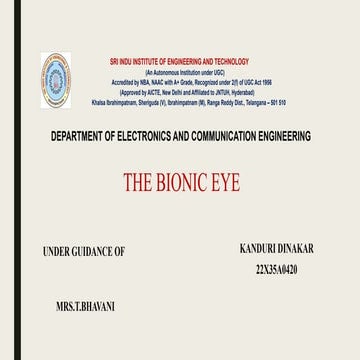 BIONIC EYE FINAL.pptx hhhhhhhhhhhhhhhhhhhh | PPT