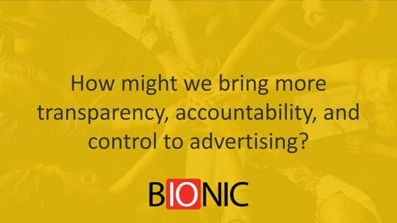 Bionic Advertising Systems presentations