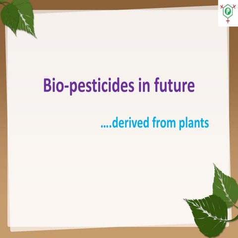 Biopesticide | PDF