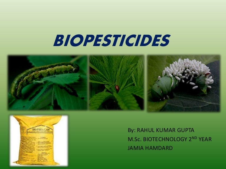 Biopesticides