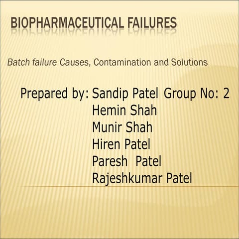 Contamination in Cultured Cells | PPTX