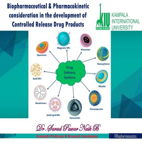 Controlled Drug Delivery System, Unit-I, BP704T: NDDS, Sem-VII, Final ...