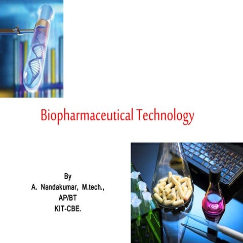 Biopharmaceutical technology | PPT