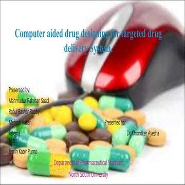 Computer Aided drug Design and its discovery process | PPTX