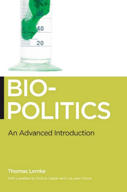 Biopolitics an advanced introduction (lemke) | PDF Biopolitics an advanced introduction (lemke) | PDF