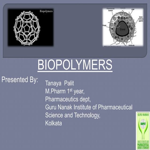 Biopolymers | PPTX