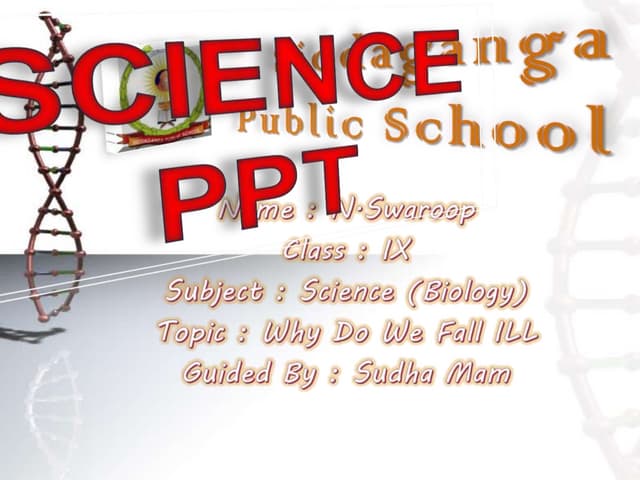 why do we fall ill | PPT | Infectious Diseases | Diseases and Conditions