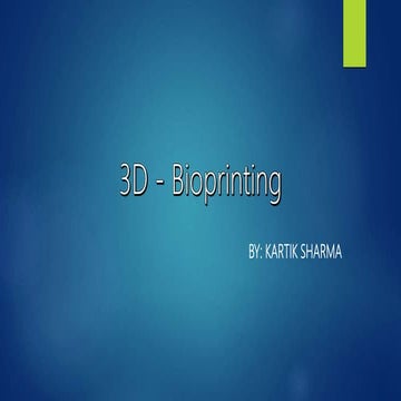 Bioprinting | PPT