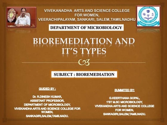 Bioremediation | PPTX | Indoor Environmental Quality | Home & Garden