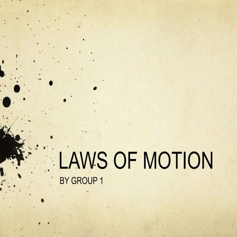 Laws Of Motion | PPTX