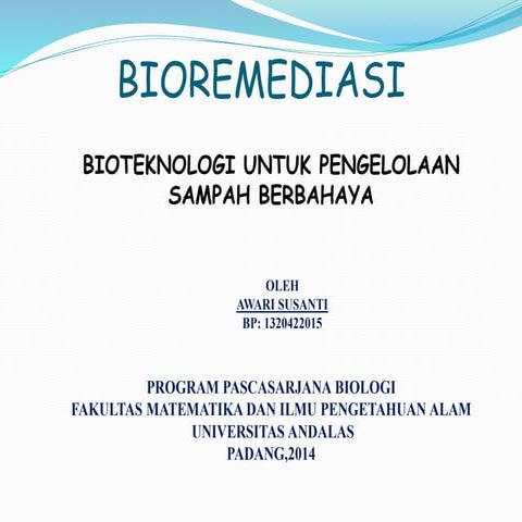 Bioremediasi | PPTX