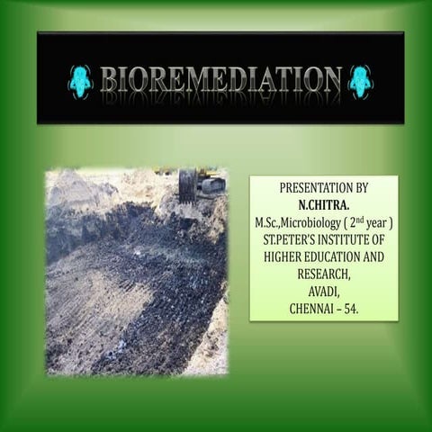 Bioremediation. | PPTX