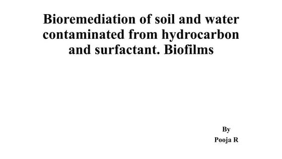 Bioremediation -Bioaugmentation and types .pptx
